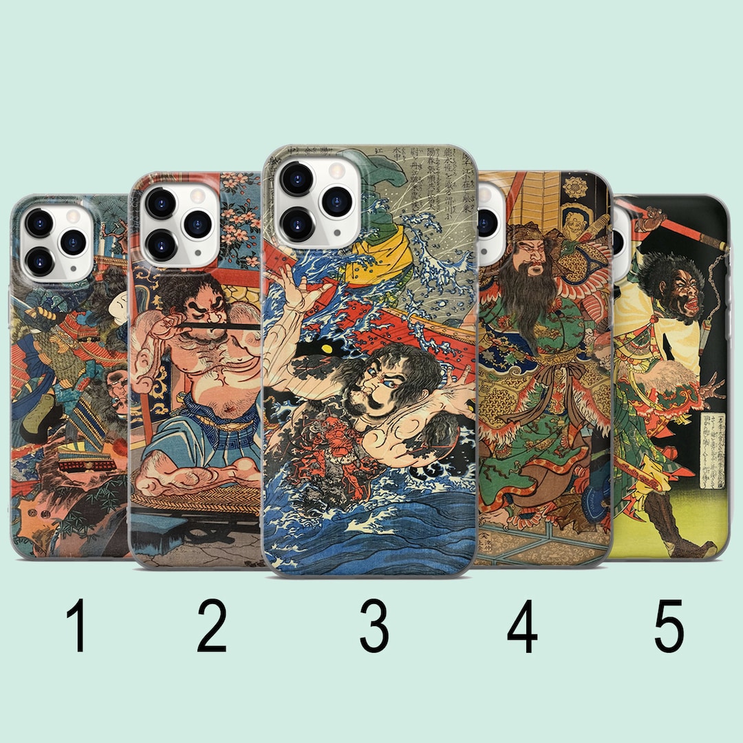 Ukiyo E Samurai Phone Case, Samurai Phone Case, Japanese Art, Samurai ...