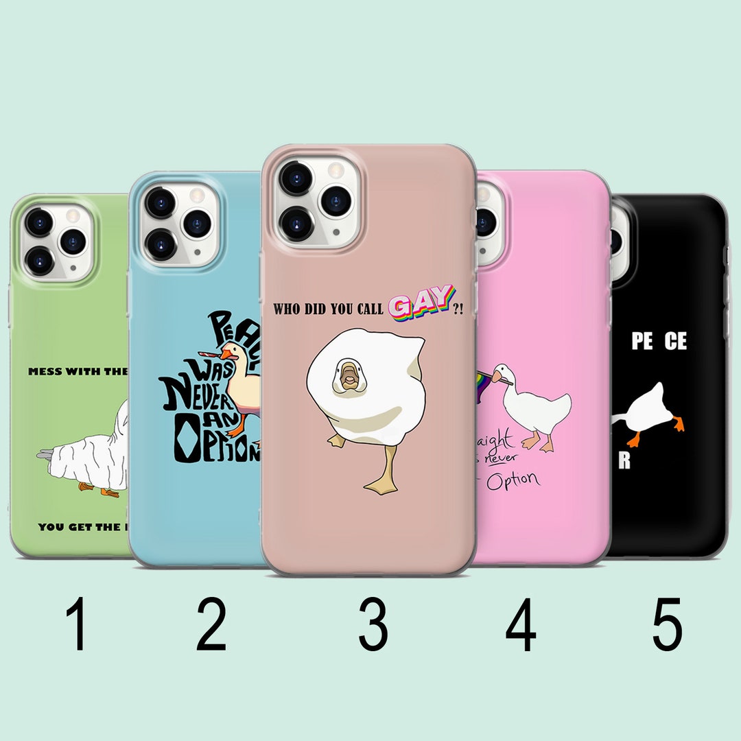 Funny Goose Quotes Phone Case, Wise Goose Quotes Case, Goose of Truth ...