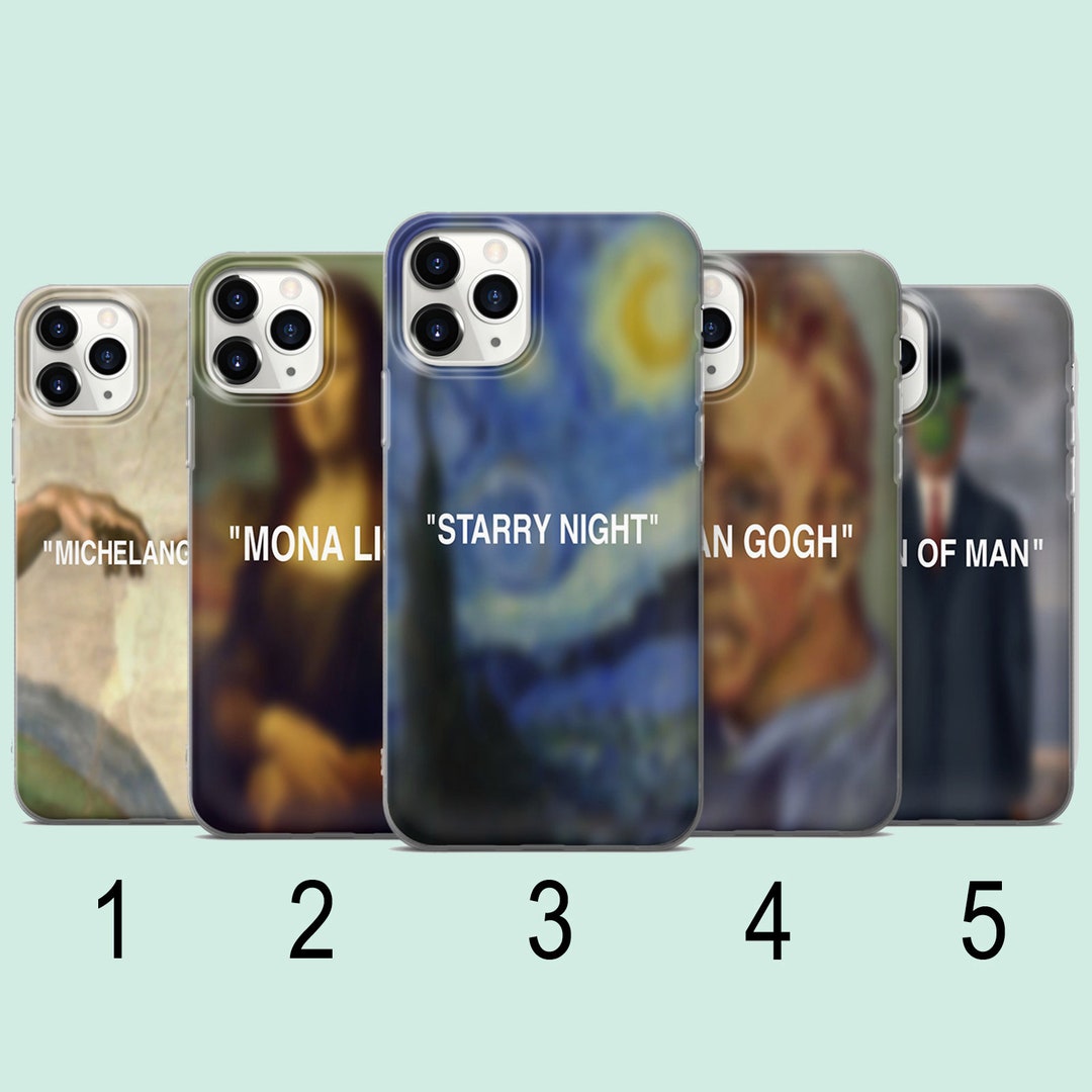 Blurry Renaissance Illustration Phone Case, Da Vinci, Traditional Art ...