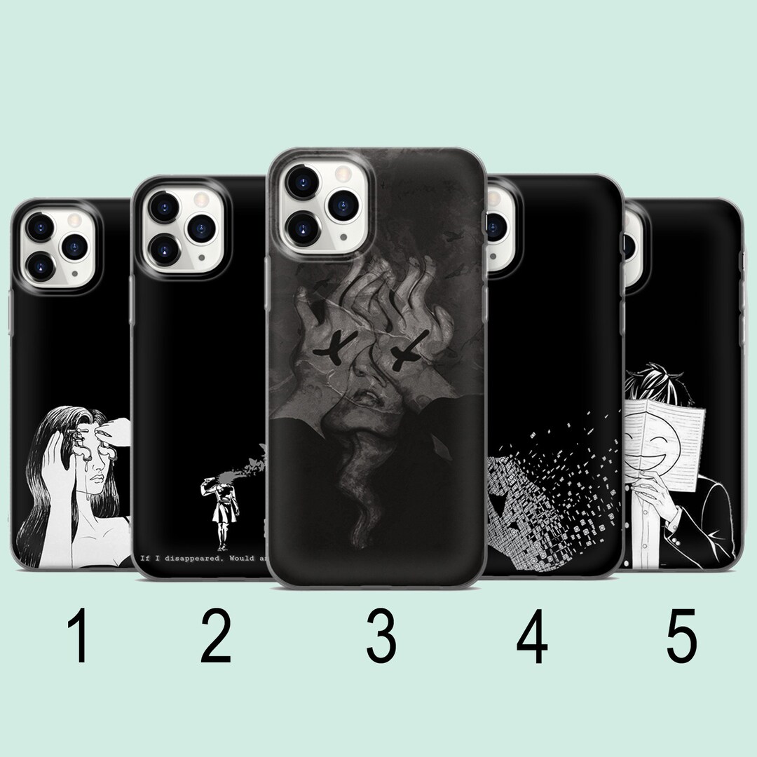 Depressed Girl, Depression Phone Case, Sad Girl, Tired Girl, Phone Case ...