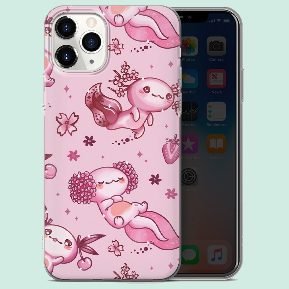 Axolotl Phone Case Cute Axolotls Colourful and Funny - Etsy