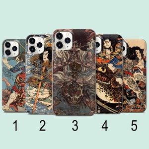 Ukiyo E Samurai Phone Case, Samurai Phone Case, Japanese Art, Samurai ...