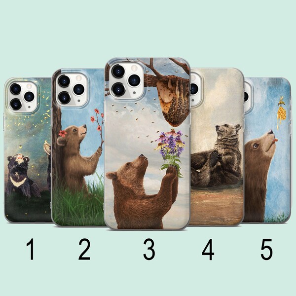 Bear Cub Phone Case - Etsy