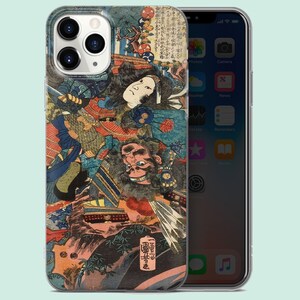 Ukiyo E Samurai Phone Case, Samurai Phone Case, Japanese Art, Samurai ...