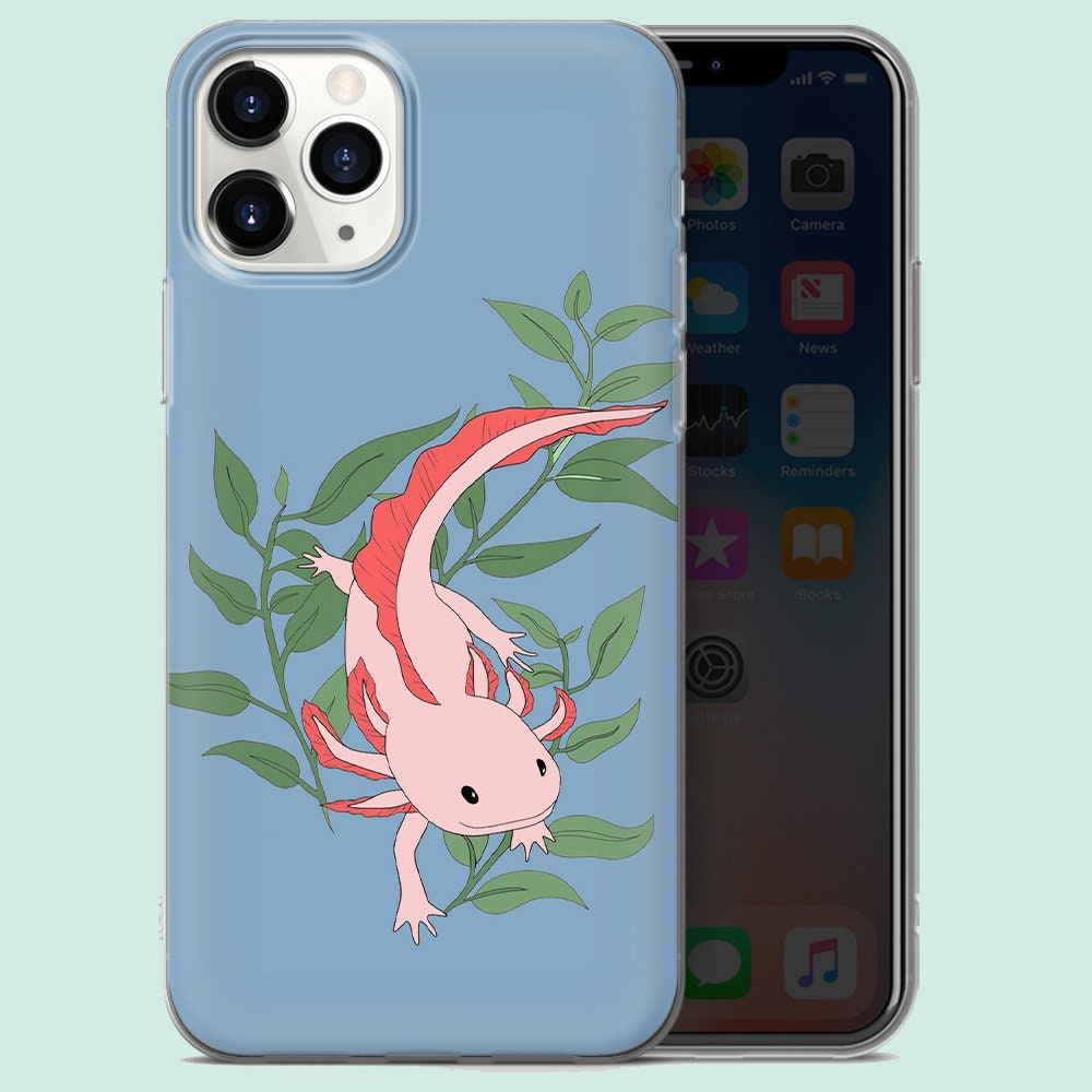 Axolotl Phone Case Cute Axolotls Colourful and Funny - Etsy