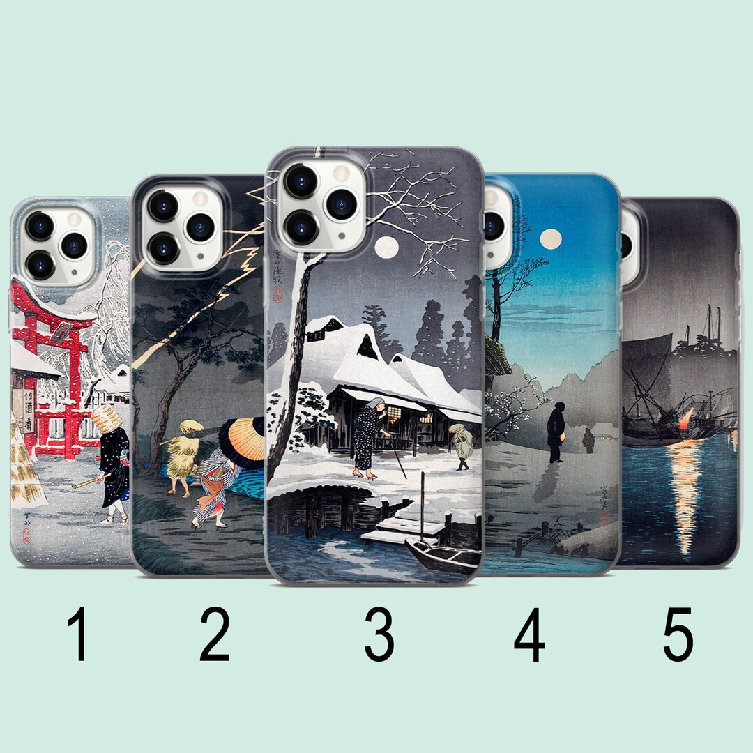 Hiroaki Takahashi, Japanese Art Phone Case, Traditional Art Case ...