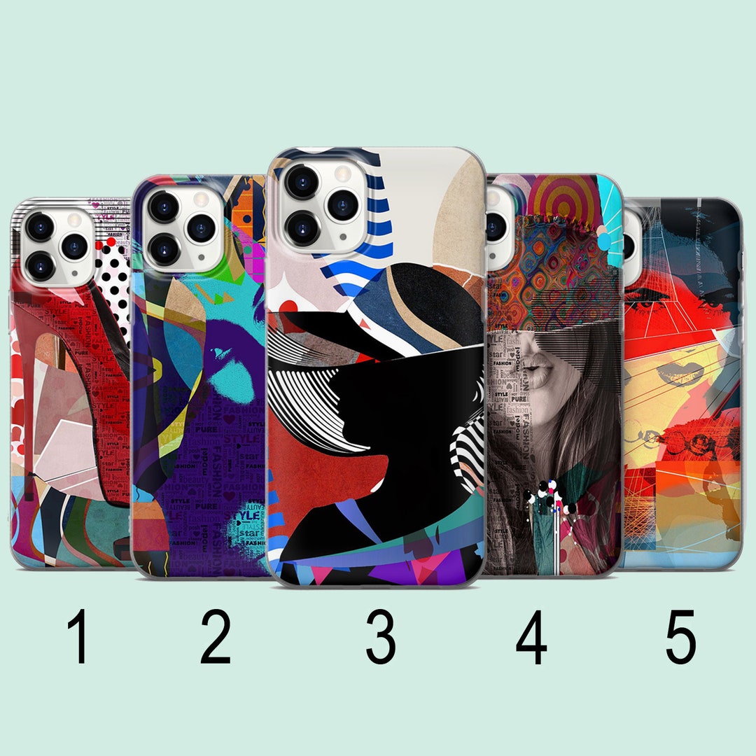 Pop Art Phone Case, Lady Pop Art, Modern Art Case, Aesthetics Phone ...