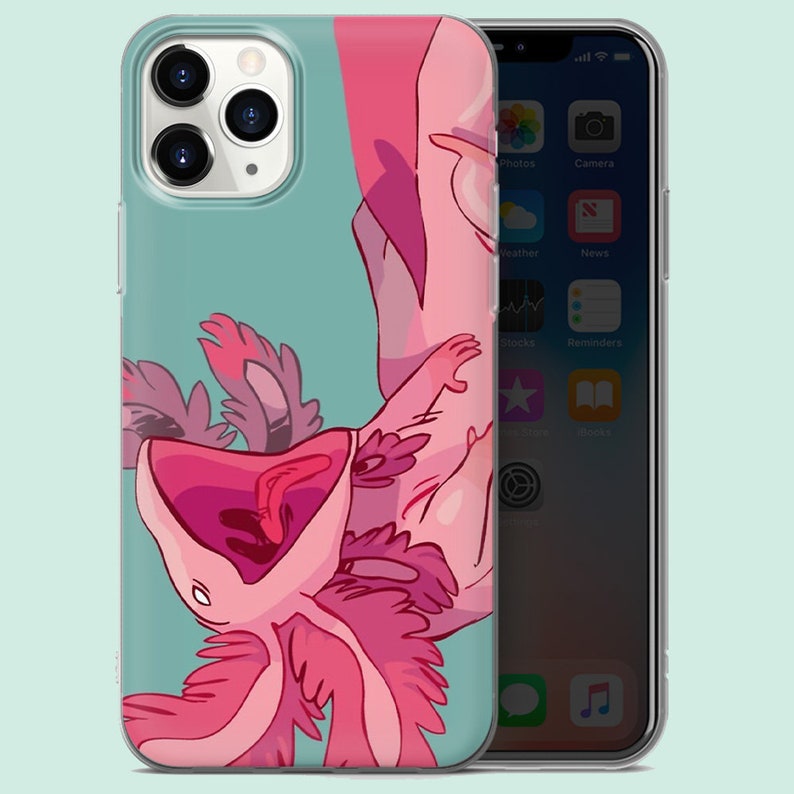 Axolotl Phone Case Cute Axolotls Colourful and Funny - Etsy