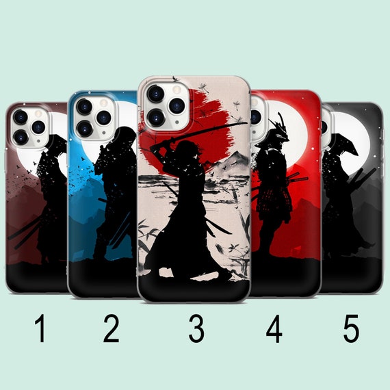 Samurai Phone Case Samurai Fight Japanese Aesthetics Phone - Etsy