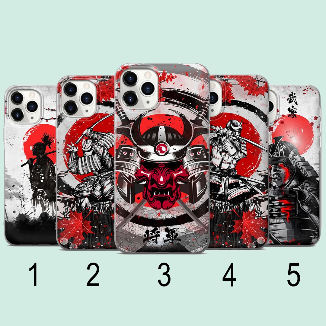 Samurai Phone Case, Samurai Fight, Japanese Aesthetics Phone Case ...