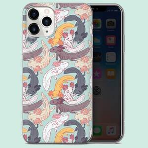 Axolotl Phone Case, Cute Axolotls, Colourful and Funny Axolotl, Amazing ...