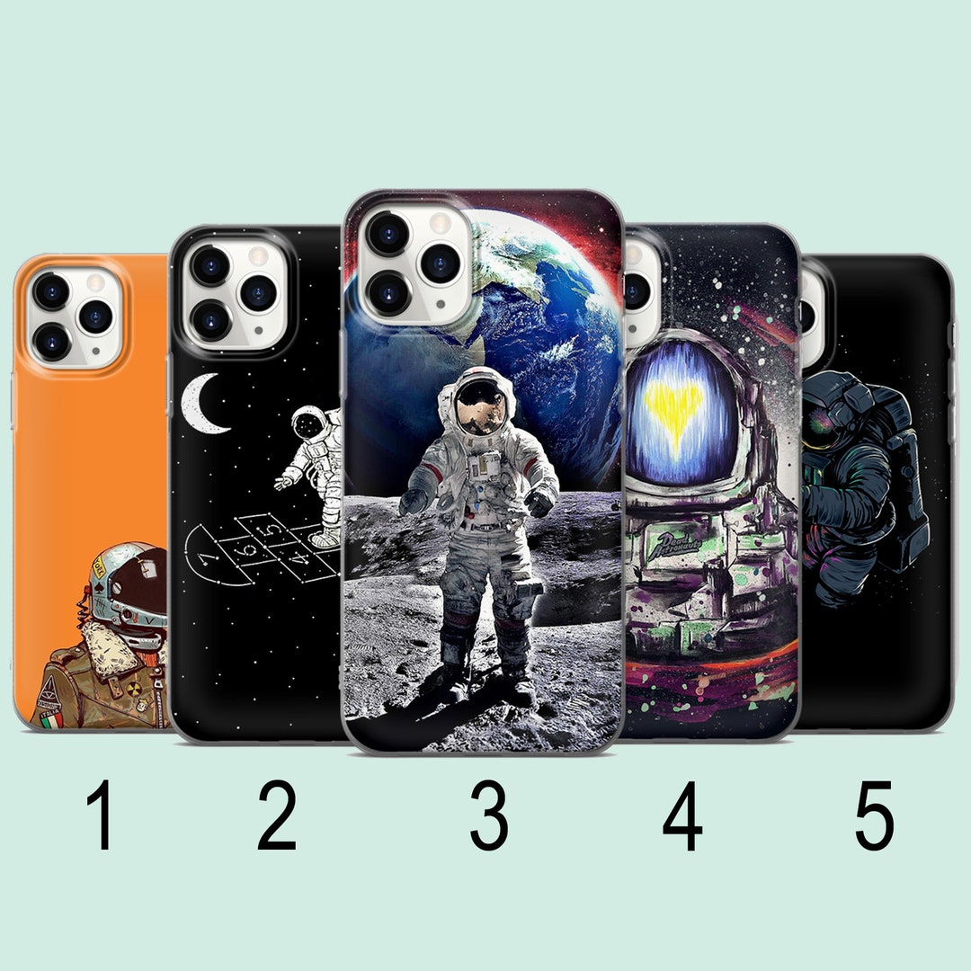 Trippy Astronaut in Space Phone Case, Space Aesthetics, Space Phone ...
