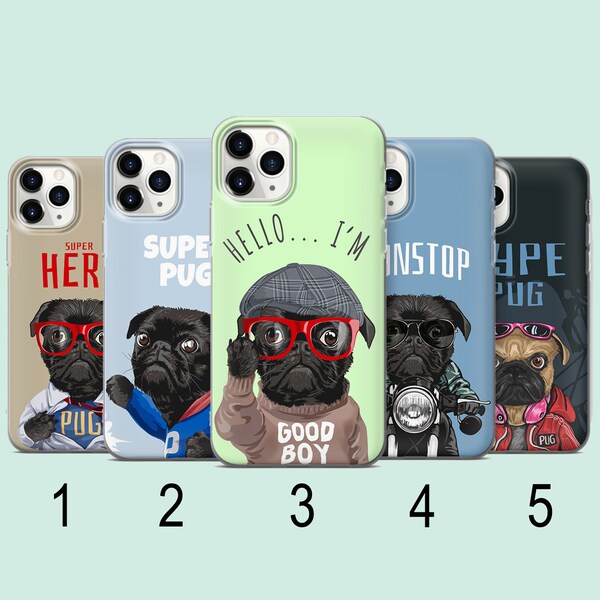 Pug Phone - Etsy