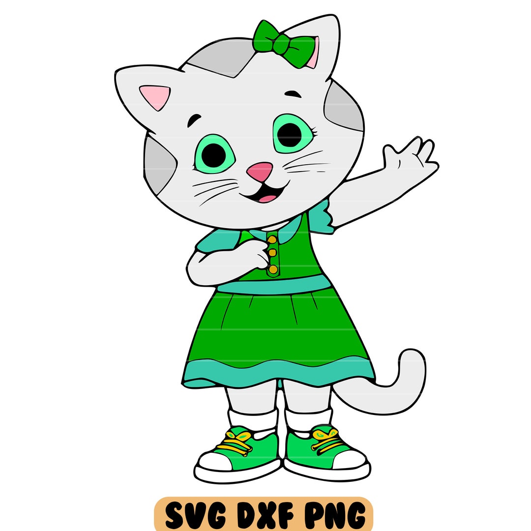 Daniel Tiger Katerina SVG Cut File DXF Png Eps Pdf - Etsy Canada
