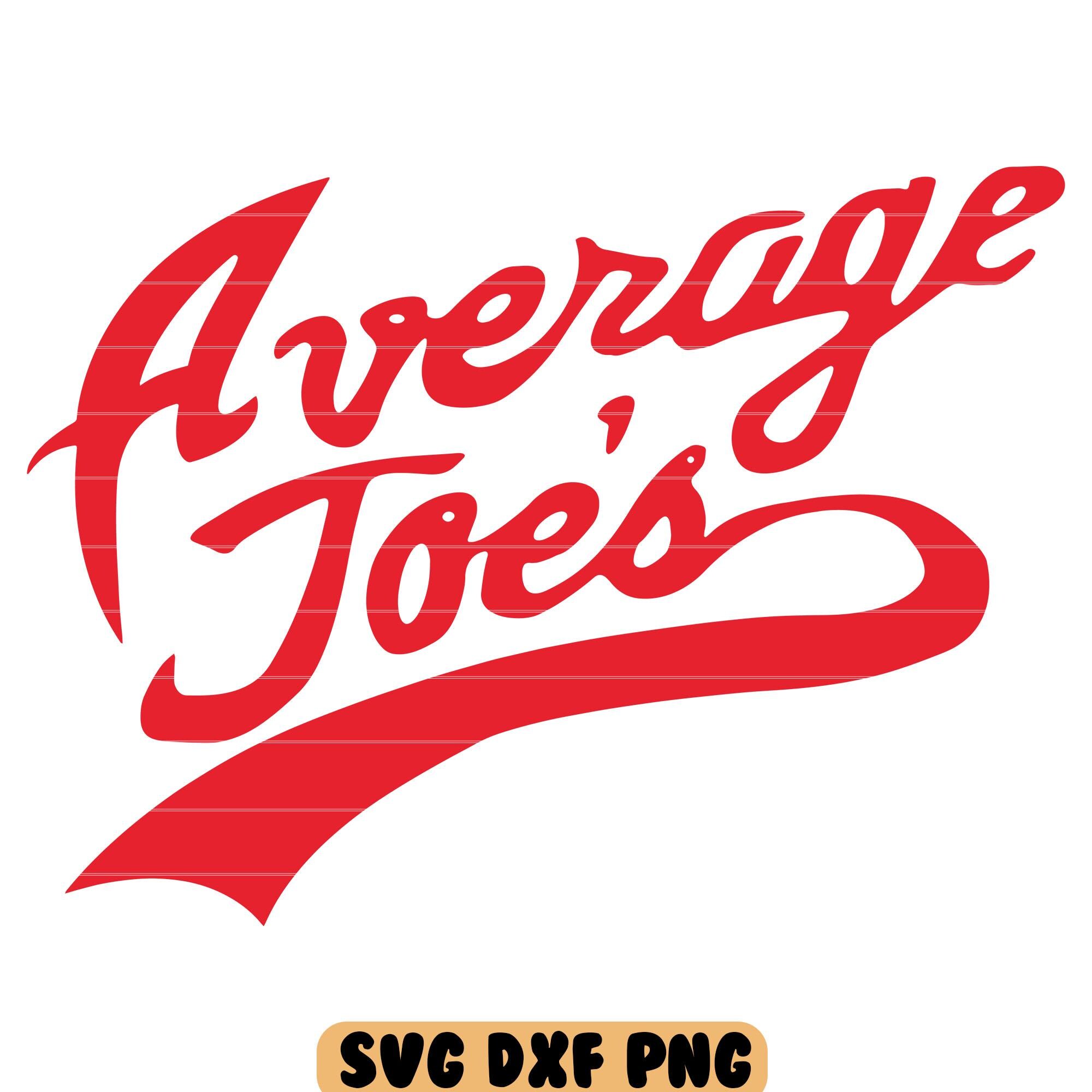 Average Joe's Gym SVG DXF PNG Instant Download Cut File Clipart Digital ...
