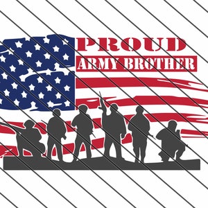 Proud Army Brother Svg Army Brother Svg Proud Army Brother - Etsy