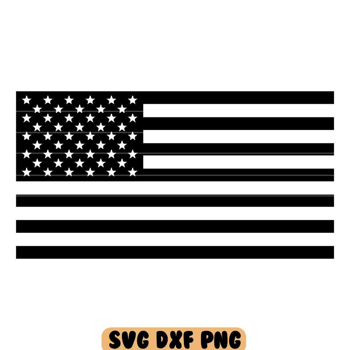 US Flag SVG Cut File DXF Png Eps Pdf - Etsy
