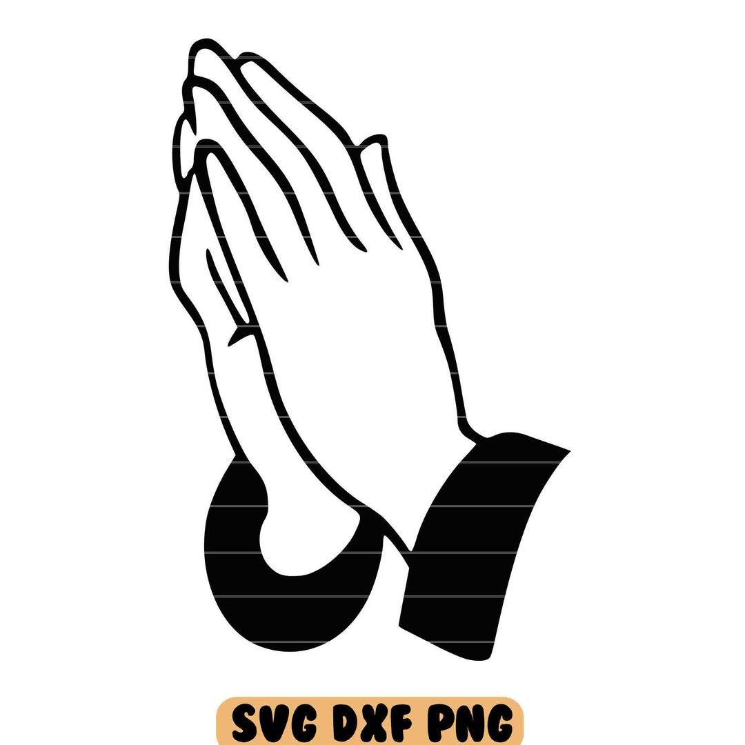 Manos Orando SVG Cortar Archivo DXF Png Eps Pdf - Etsy España