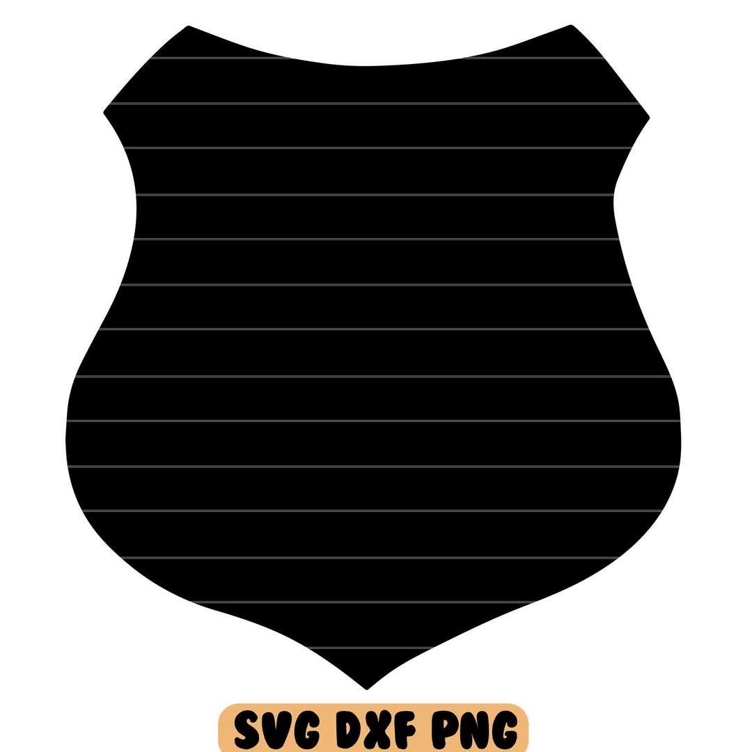 Shield Badge SVG Cut File DXF Png Eps Pdf - Etsy