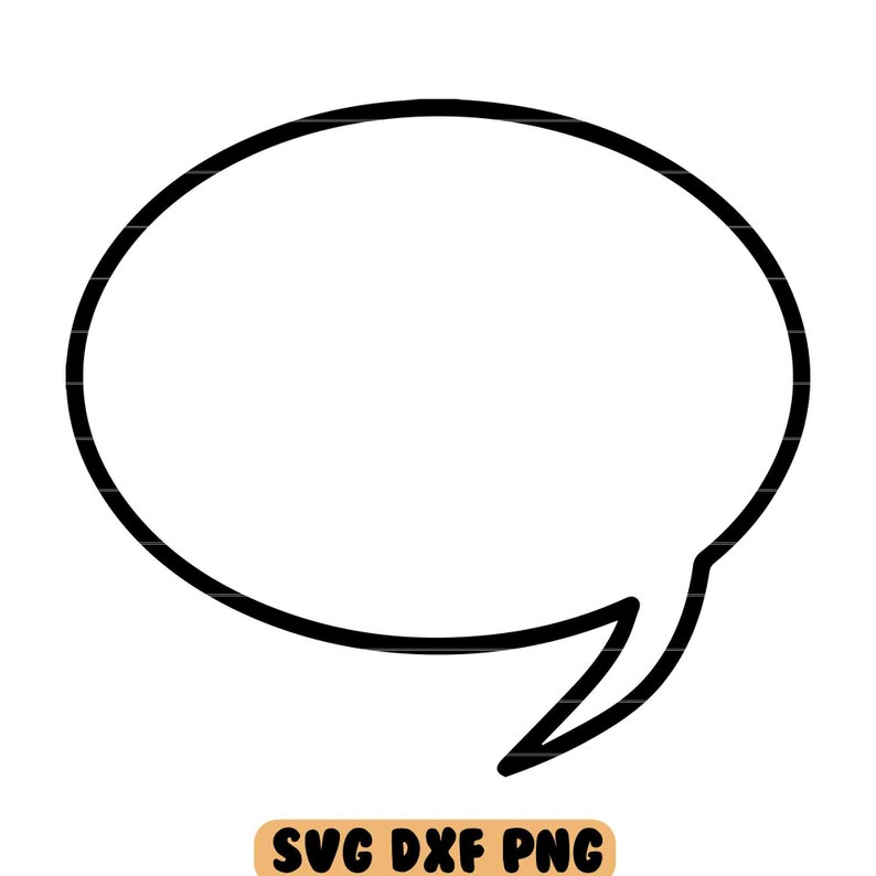 Comic Cloud SVG Cut File DXF Png Eps Pdf - Etsy