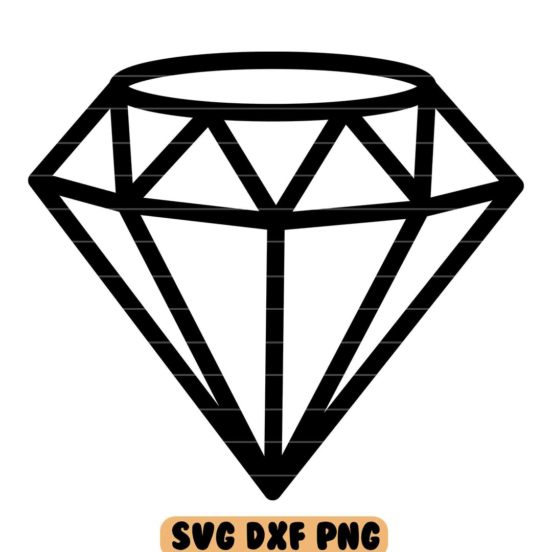 Diamond SVG Cut File DXF Png Eps Pdf - Etsy UK