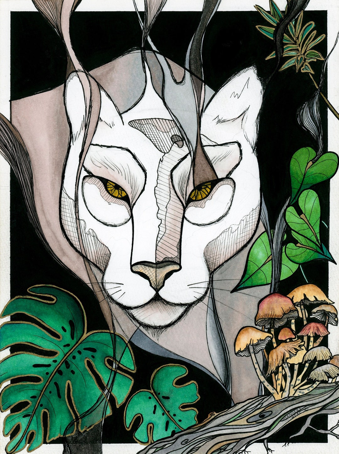 Smoke Art Print - Etsy