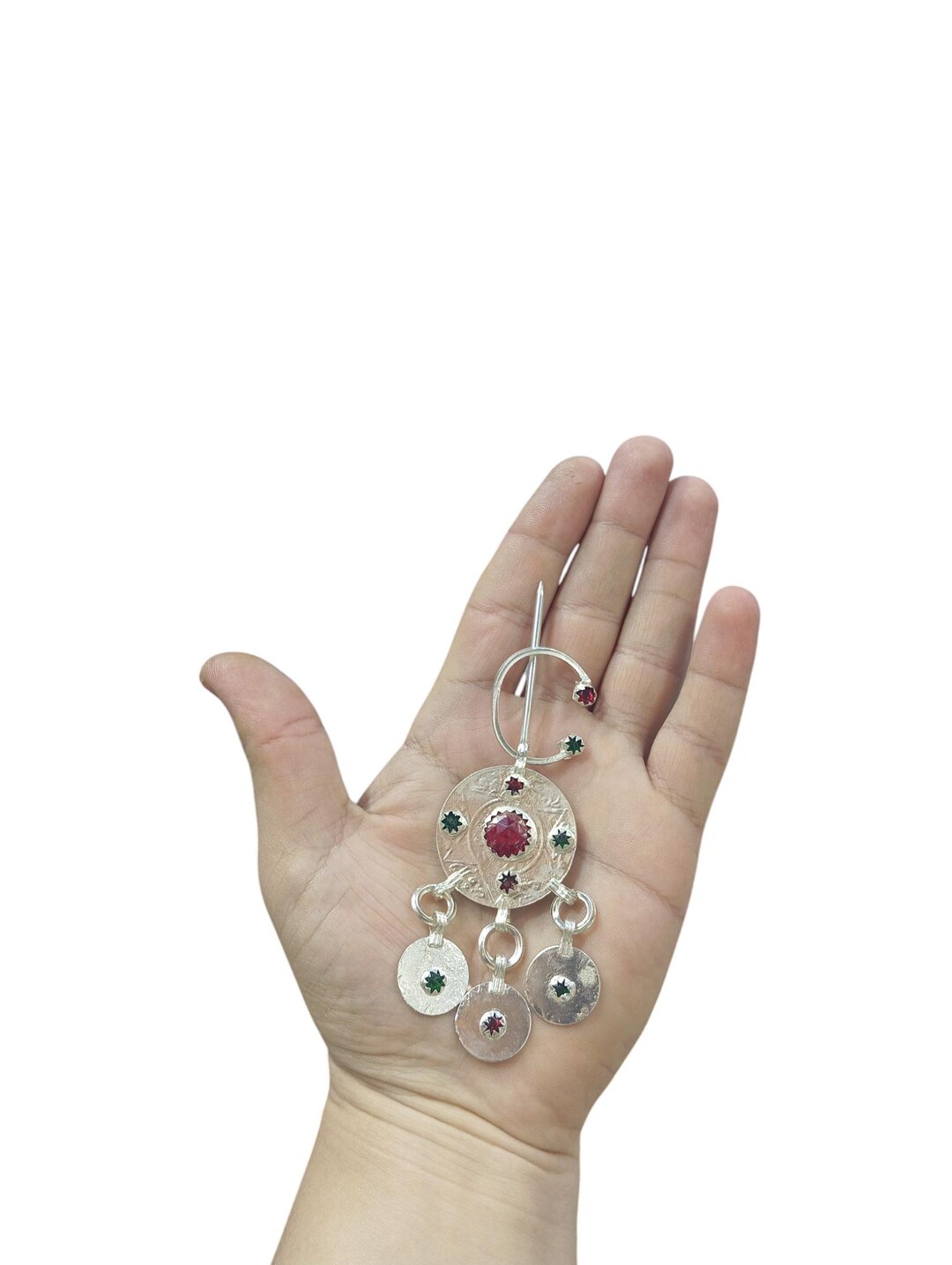 Handmade Amazigh Traditional Khallala Pin - Tazarzit From Tiznit, the ...