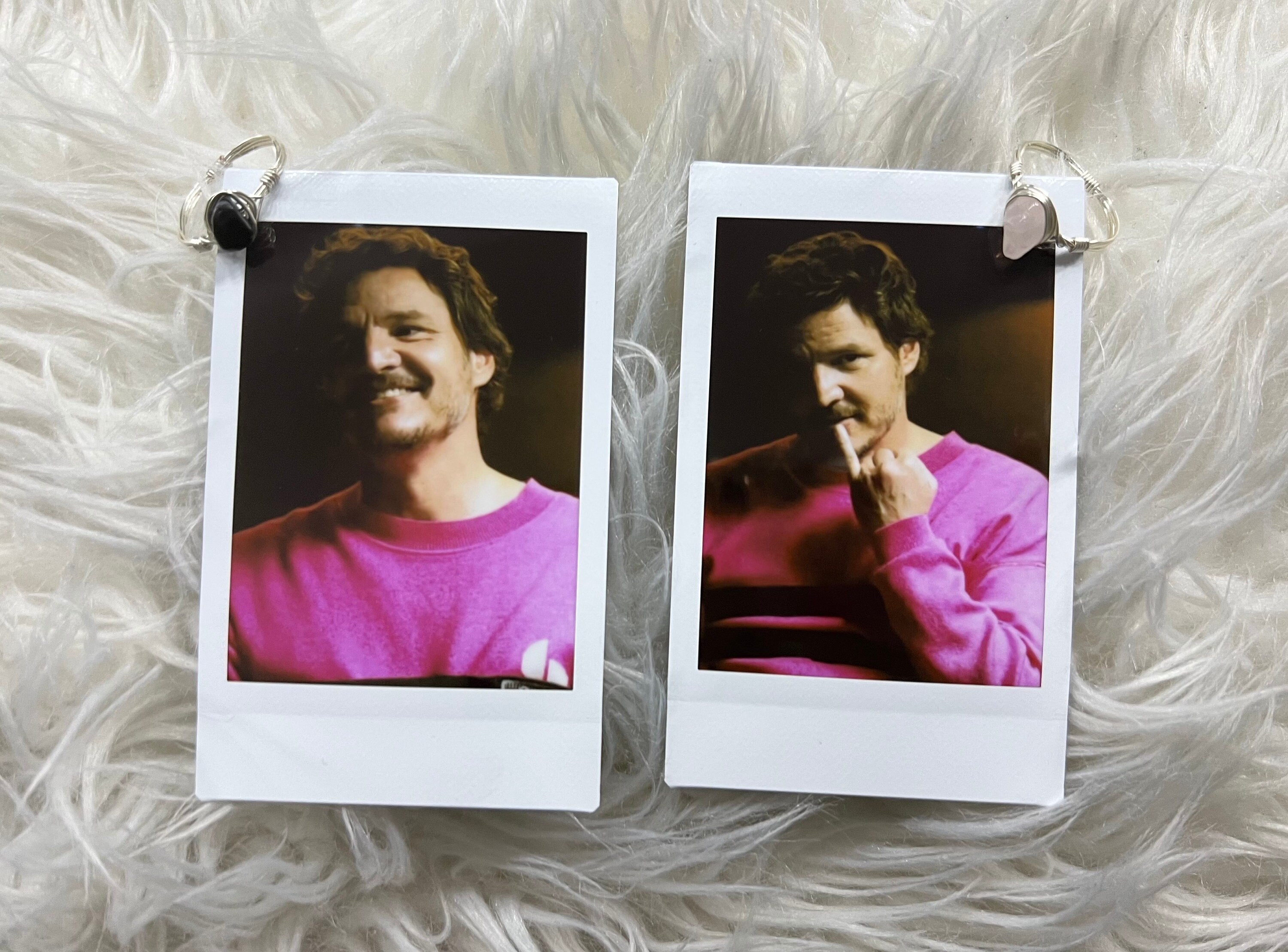 Pedro Pascal Inspired Rings and Instant Film Set - Etsy