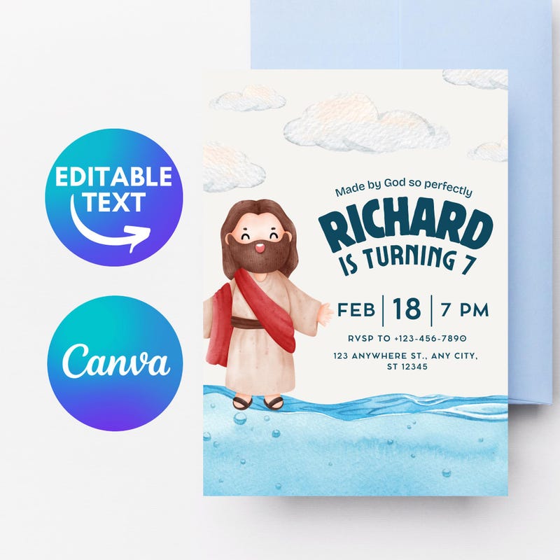 Christian Invitation - Etsy