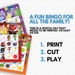 Inside Out Bingo Party Game, 20 Cards - Etsy