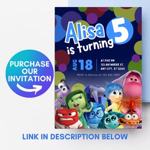 Inside Out Bingo Party Game, 20 Cards - Etsy