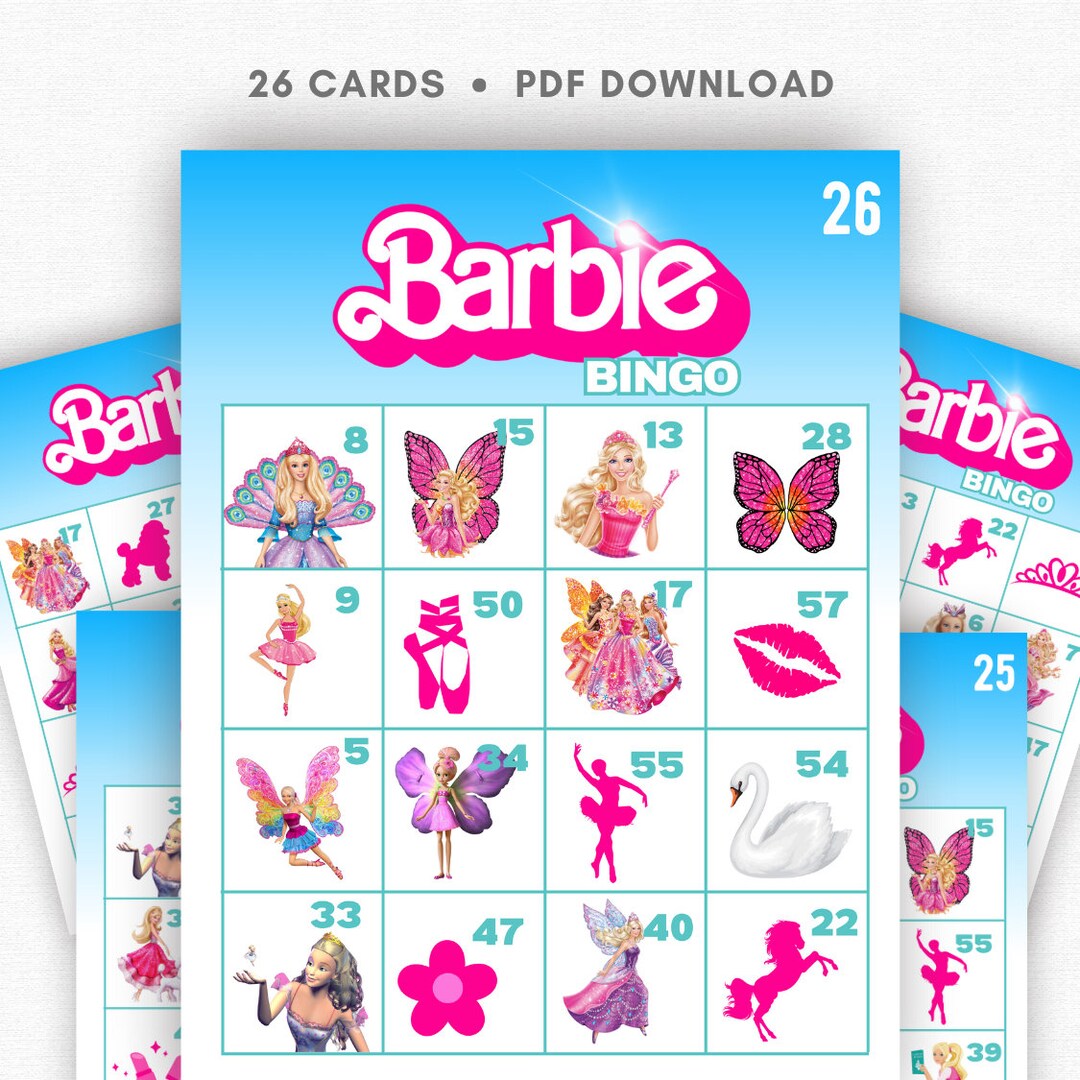 Doll Bingo, Barb Bingo - Etsy