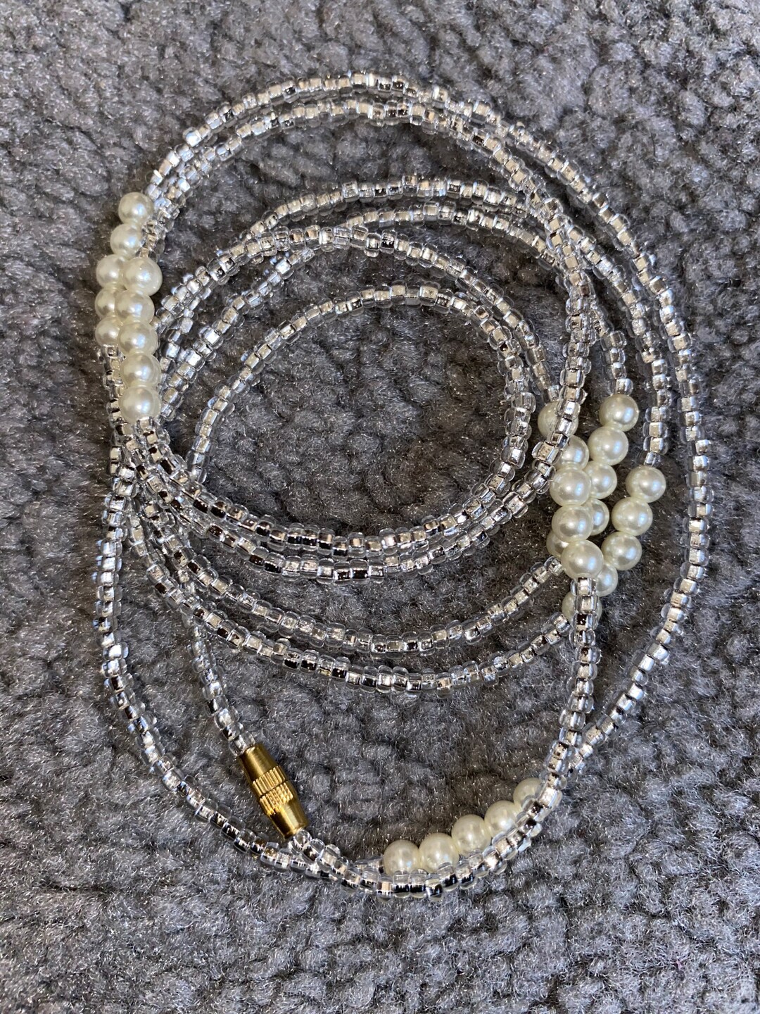 Baya Bine Bine African Waist Chain Pearl Weight Loss Tracking Belly ...