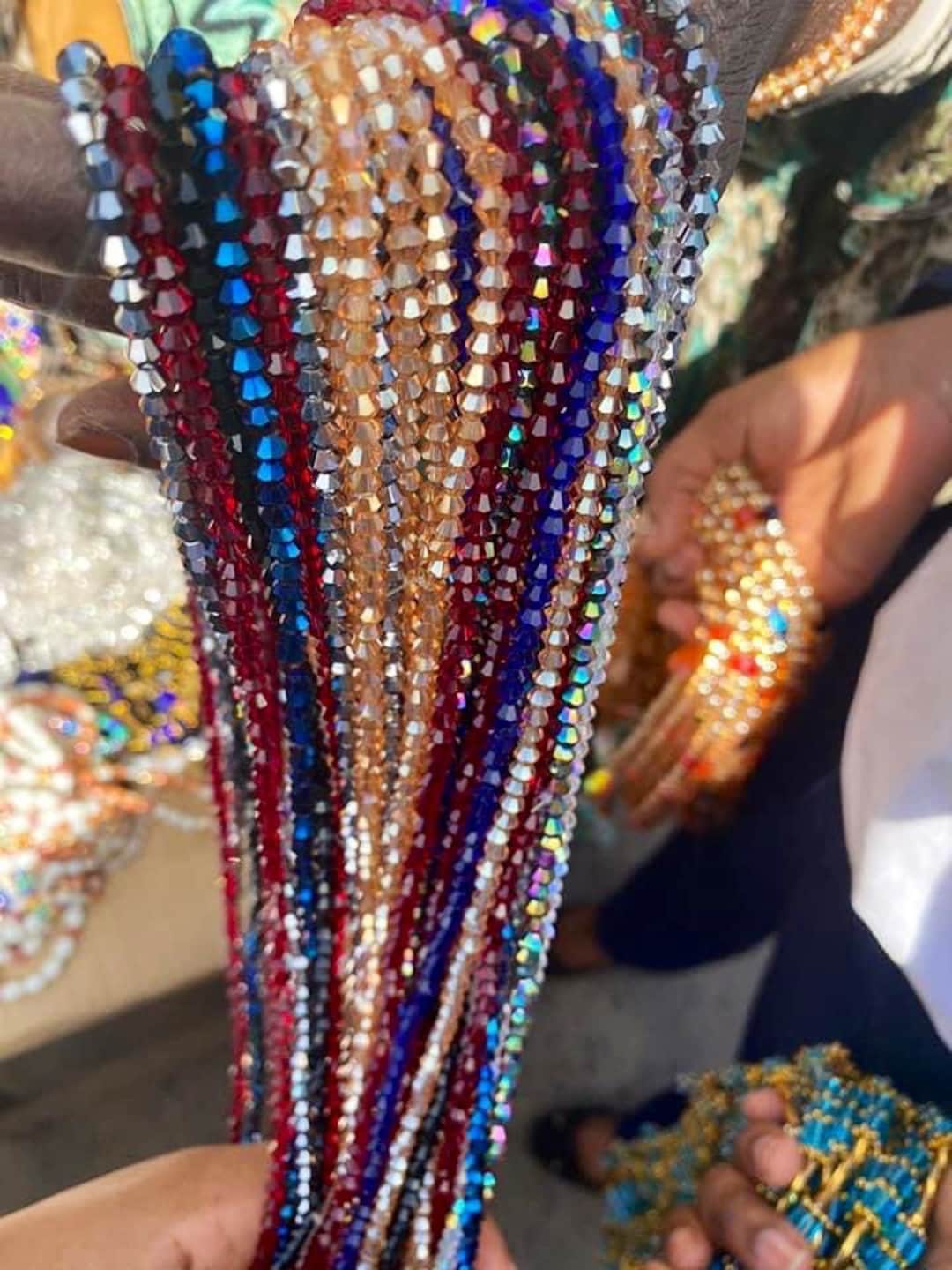 Baya Bine Bine Sexy African Crystal Bead Waist Chain the Art of ...