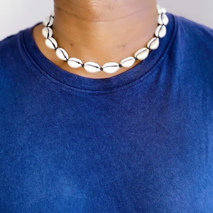 Cowrie Necklace for Men and Women - Summer Necklace - Senegalese Cowrie ...