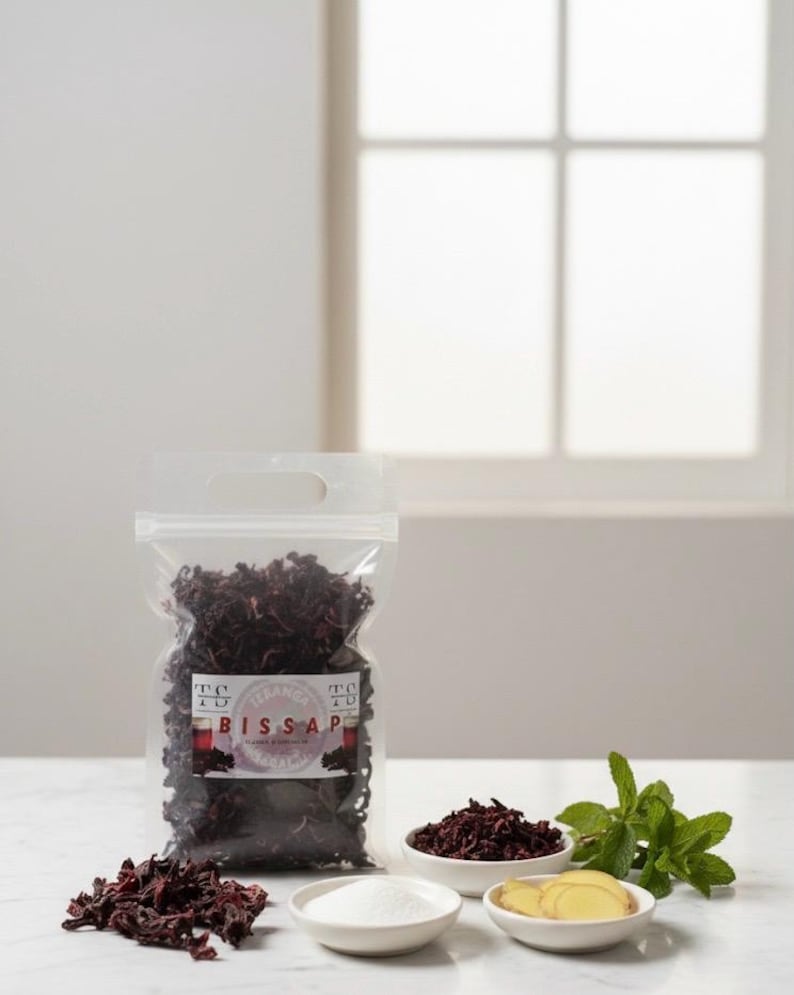 100% Organic Red Bissap - Karkadé - Hibiscus Flowers - Organic Dried ...