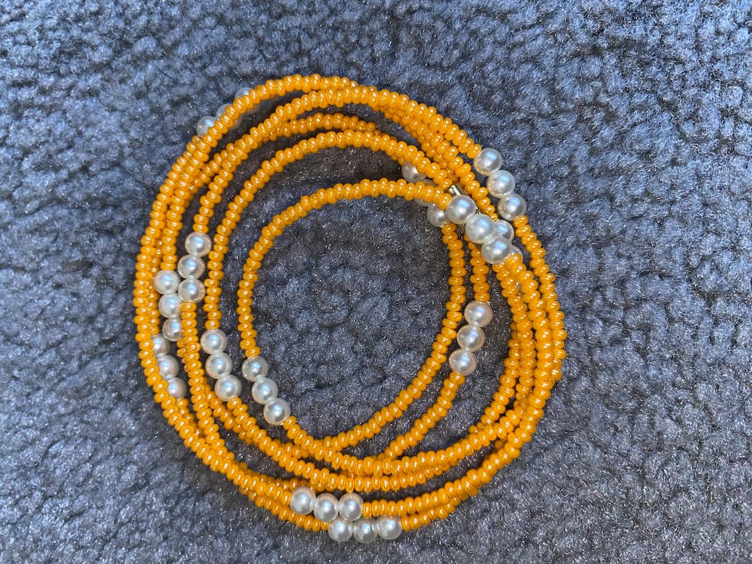 Baya Bine Bine African Waist Chain Pearl Tracking Weight Loss Belly ...