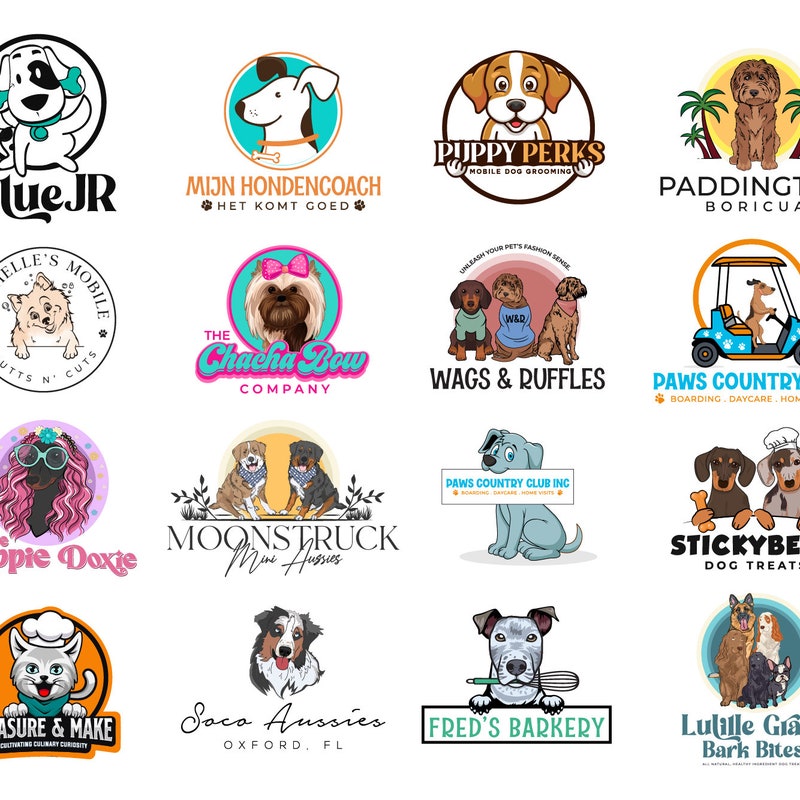 Dog Logos for Pet Sitting - Etsy