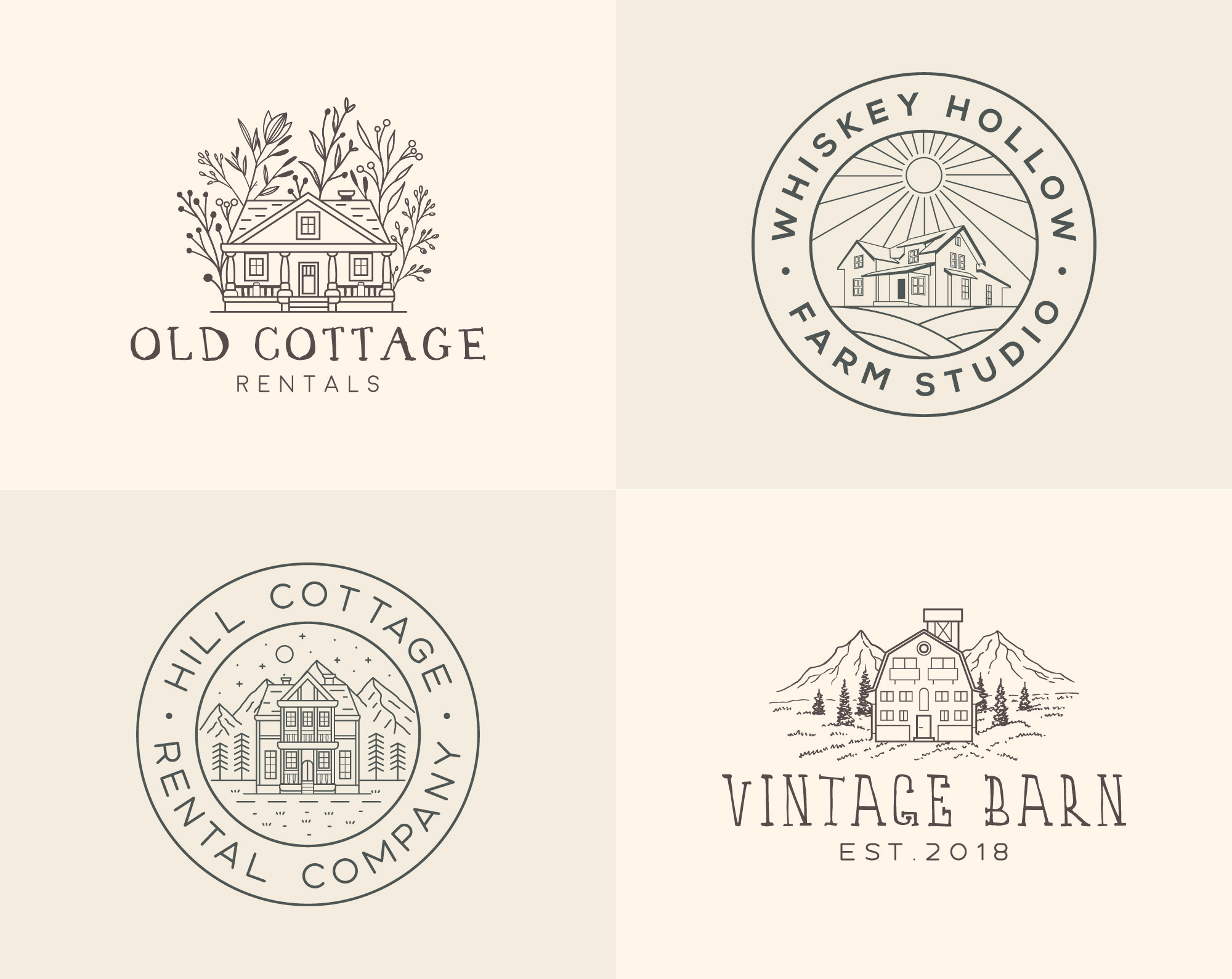 Homestead Logo Entwerfen Sie Ein Einzigartiges Farm Oder Ranch Logo