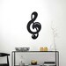 Treble Clef Wall Decor Treble Clef Wood Wood Wall Art Home - Etsy