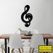 Treble Clef Wall Decor Treble Clef Wood Wood Wall Art Home - Etsy