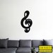 Treble Clef Wall Decor Treble Clef Wood Wood Wall Art Home - Etsy