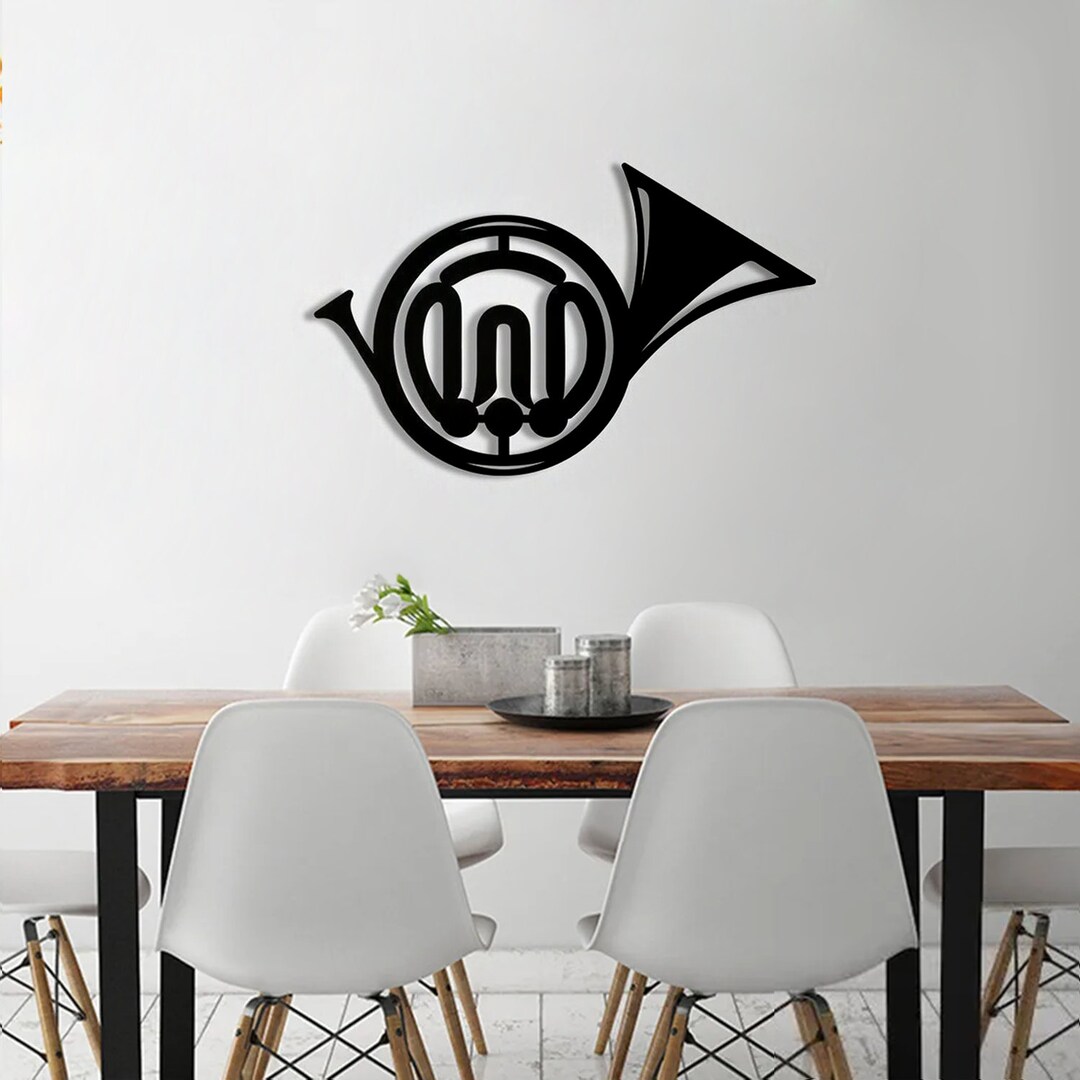 French Horn Wood Wall Decor French Horn Wood Wood Wall Art - Etsy