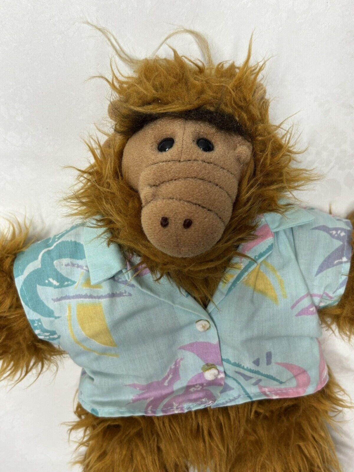 ALF Alien Plush Hand Puppet Doll Hawaiian Shirt Vintage Burger King - Etsy