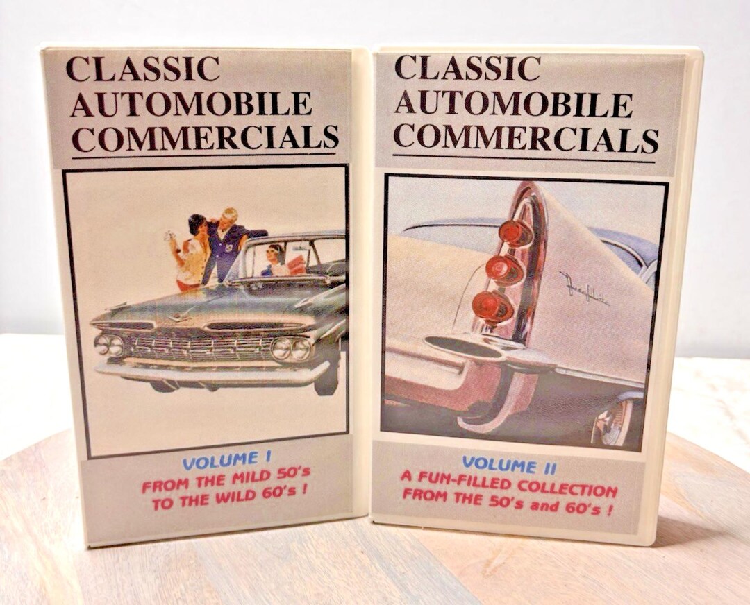 VTG Classic Automobile Commercials VHS 1999 - Etsy