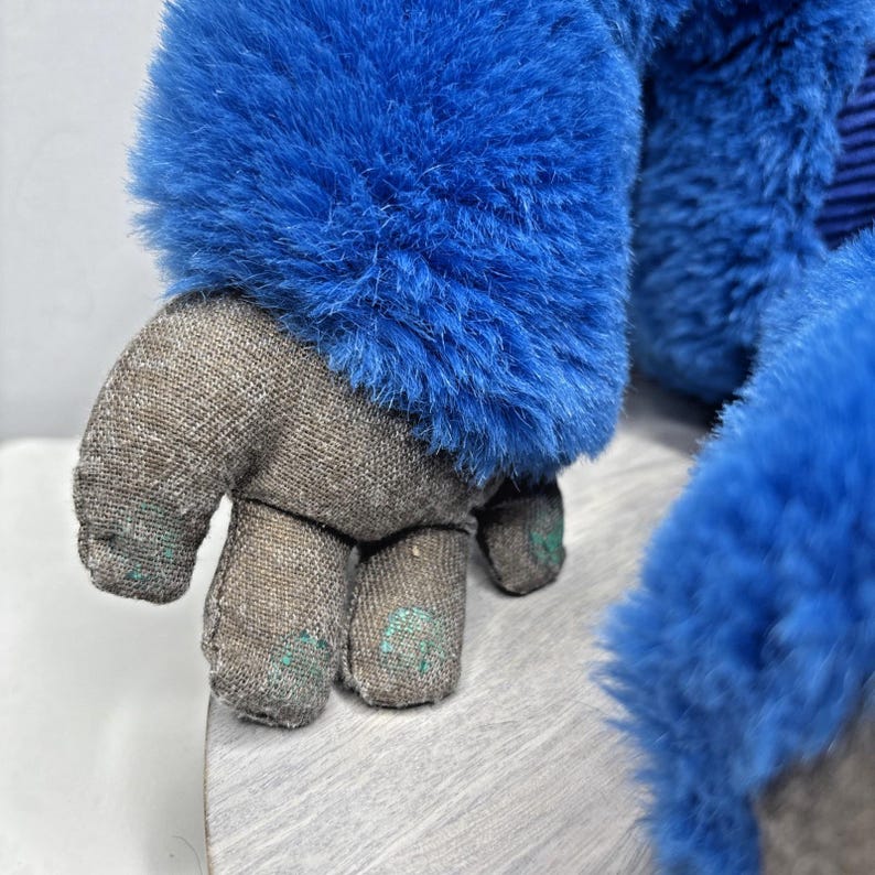 2001 Toymax My Pet Monster Plush – Blue & Purple Furry Toy – DNW - Etsy