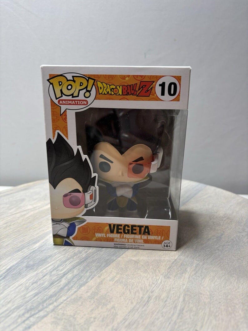 Funko Pop! Animation Dragon Ball Z Vegeta Metallic #10 - Etsy