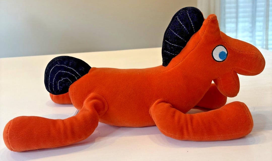 Aurora Pokey Plush – Gumby’s Orange Horse – Licensed Aurora World ...