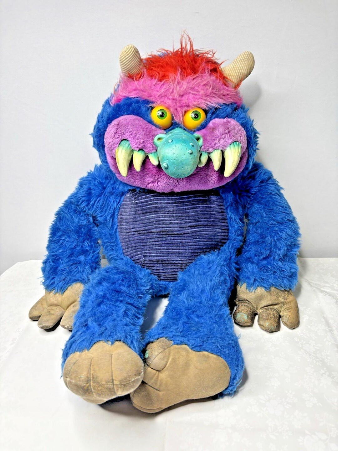 Vintage 1985 My Pet Monster Plush Amtoy 24in Big Original No Cuffs - Etsy