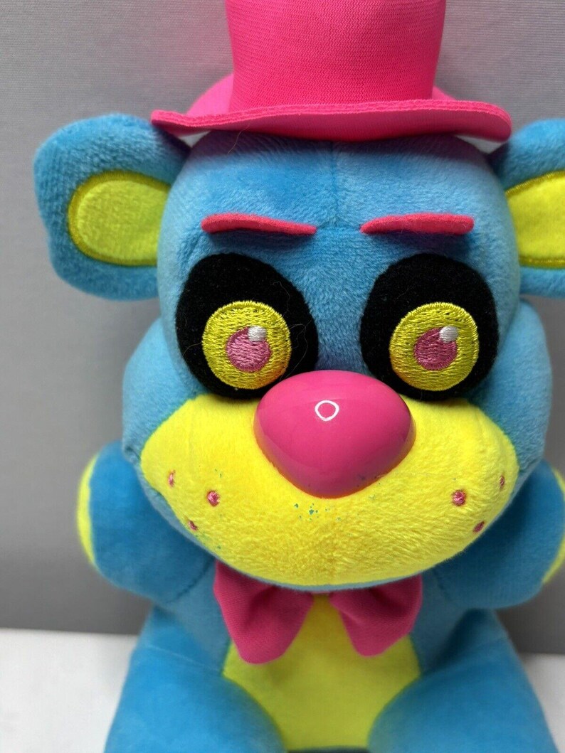 Five Nights at Freddy's Plush Blacklight Neon Freddy - FUNKO - Etsy